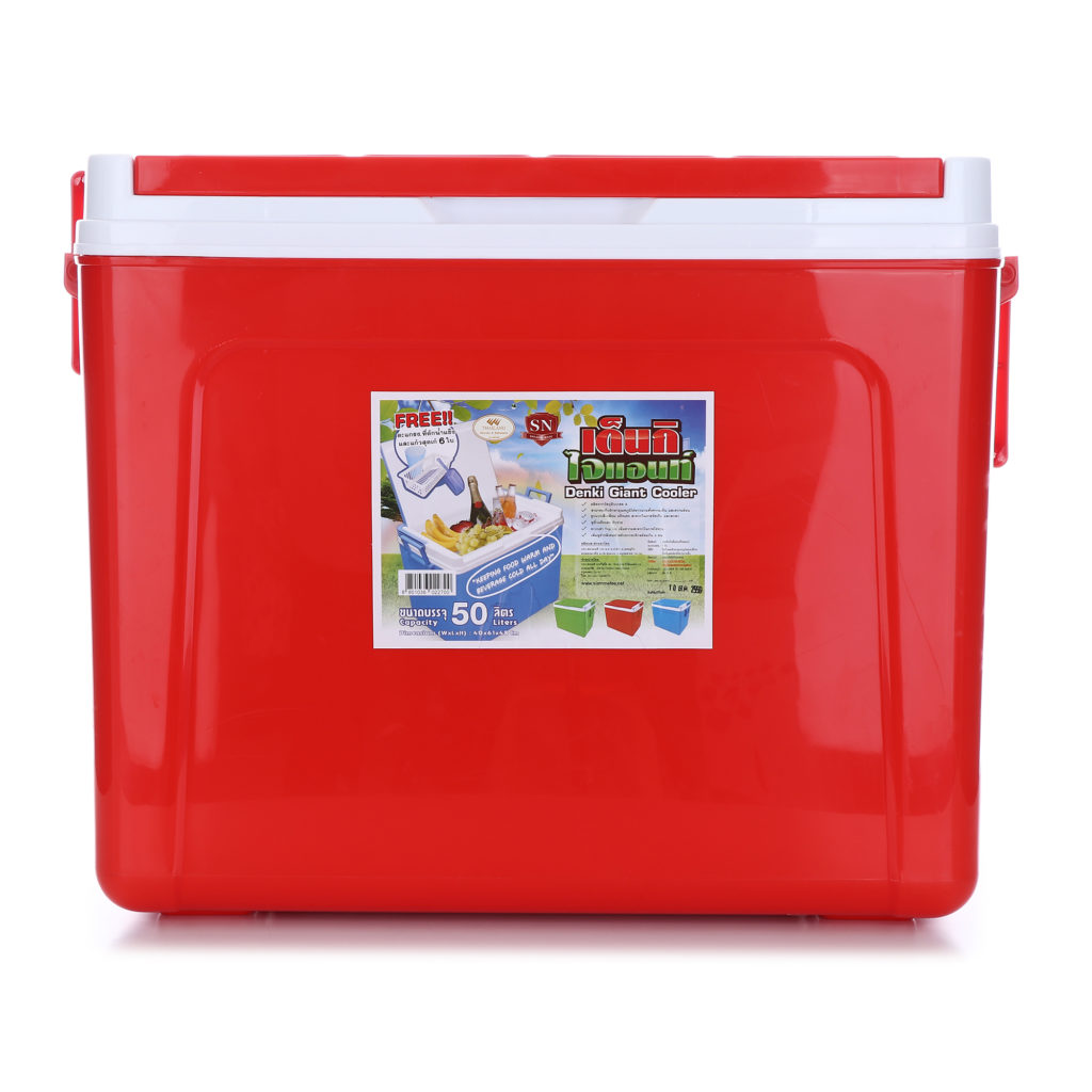 กระติกน้ำแข็งสี่เหลี่ยมเดนกิ ขนาด 50 ลิตร รุ่นไจแอนท์ 798-GA - UP